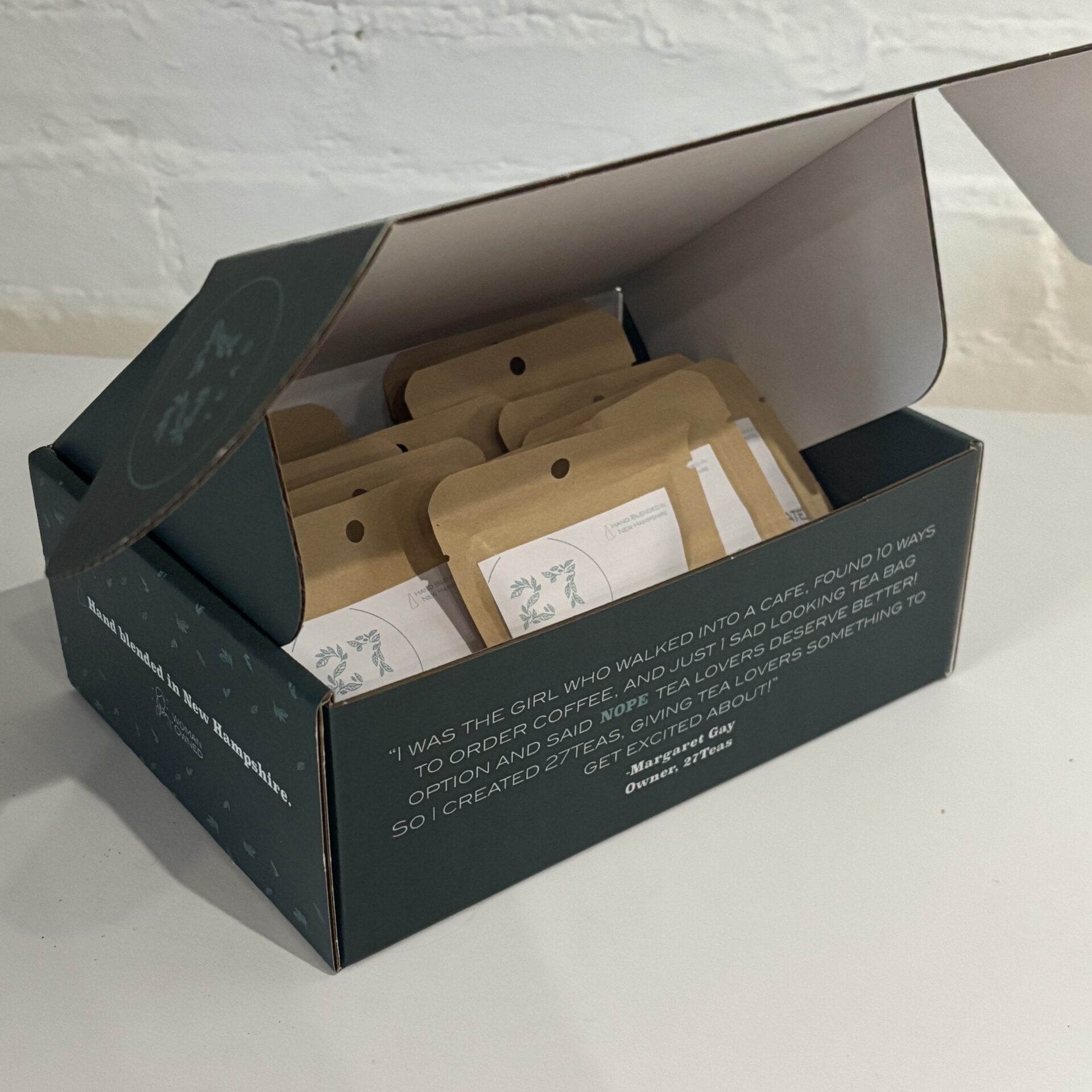 12 Flavor Sachet Sampler Box - 27 Teas