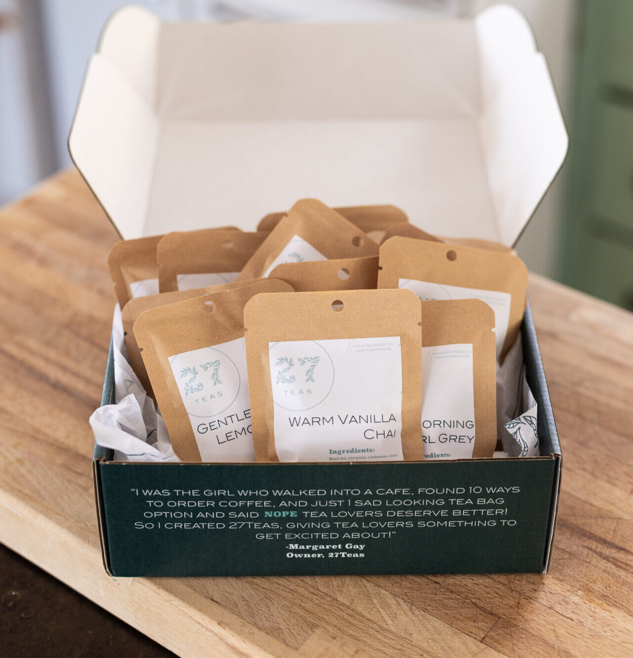 12 Flavor Sachet Sampler Box - 27 Teas